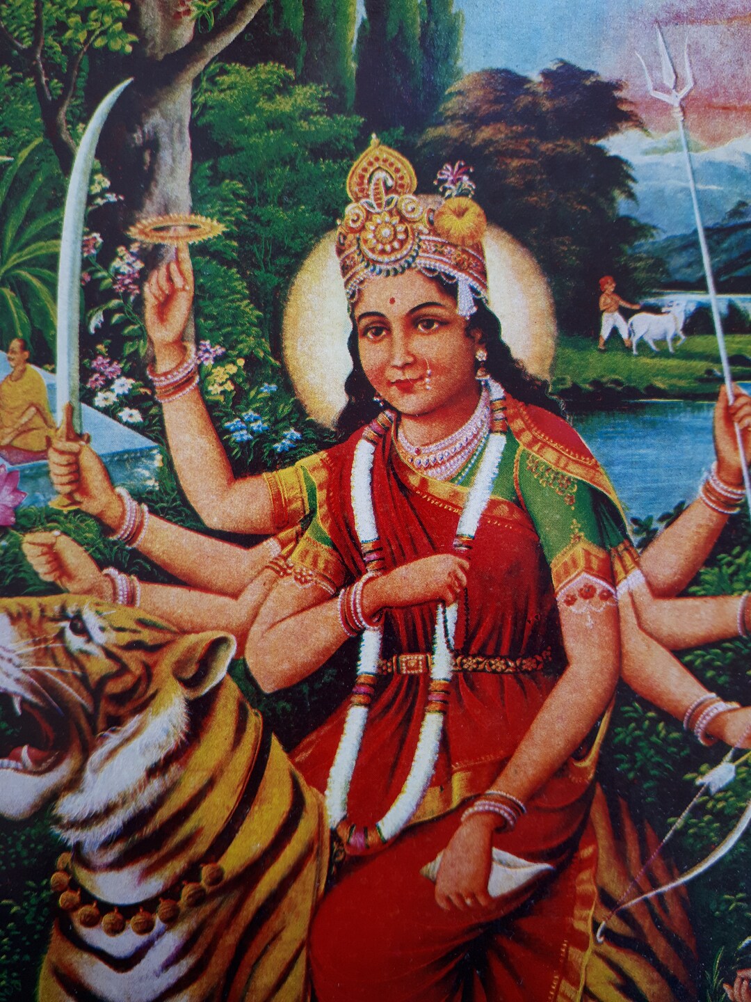 Sharma Picture Publications Amba Ji - Etsy