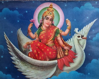 Buy Hindu Goddess Brahmani Maa Online in India - Etsy