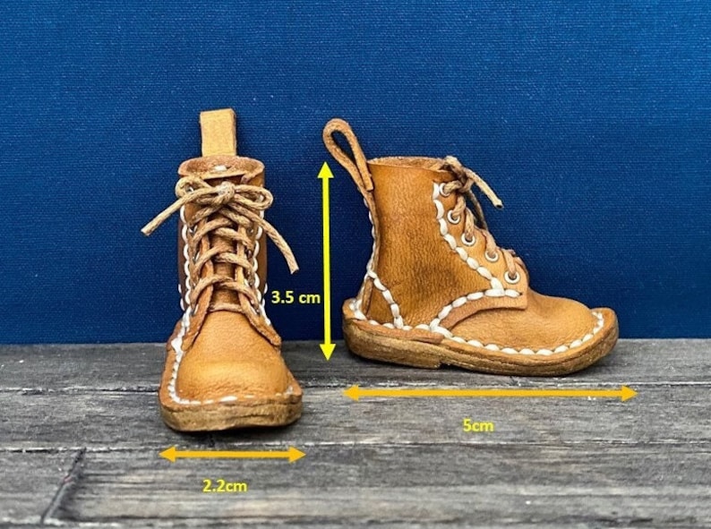 Miniature Leather Lace up Boots PDF Pattern Instant - Etsy