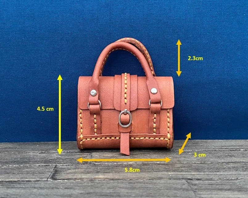 Miniature Leather Travel Bag PDF Pattern Instant Download - Etsy