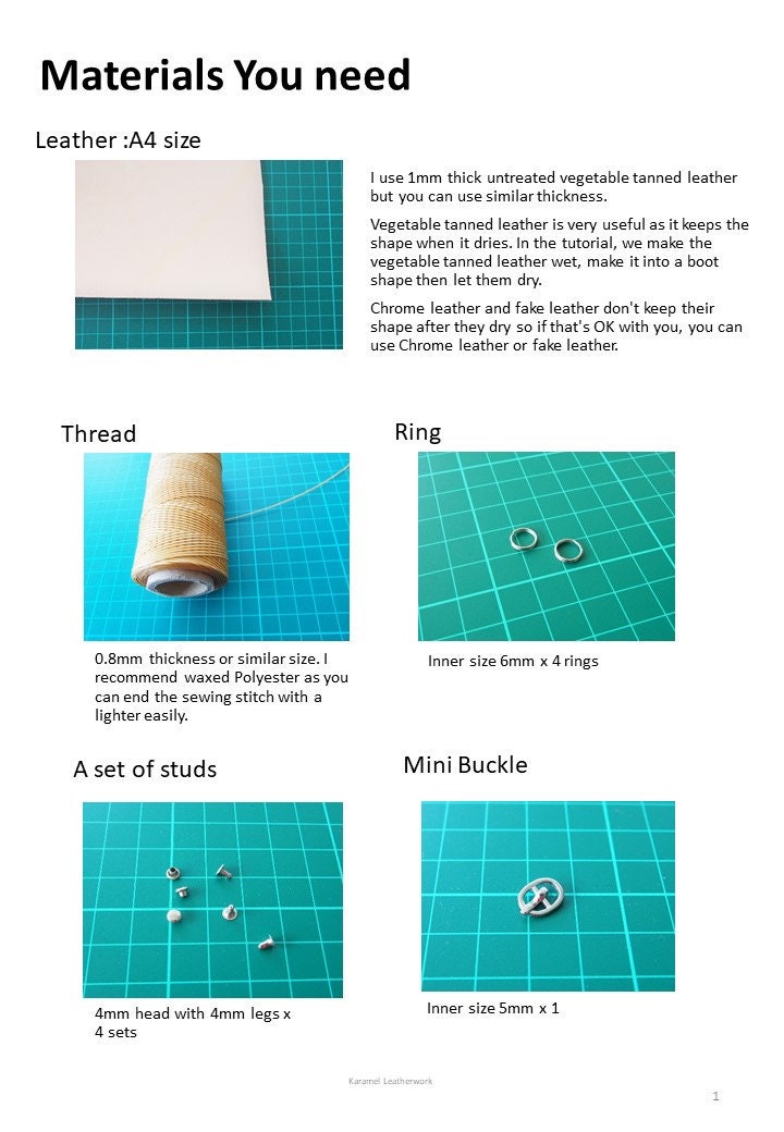 Miniature Leather Travel Bag PDF Pattern Instant Download - Etsy