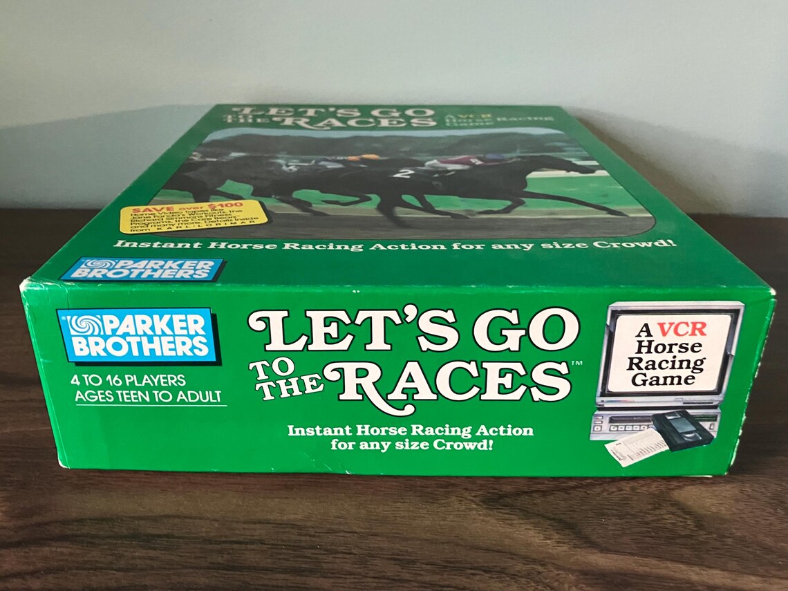 1987 Vintage “let’s Go to the Races” VHS Horse Racing Board Game - Etsy