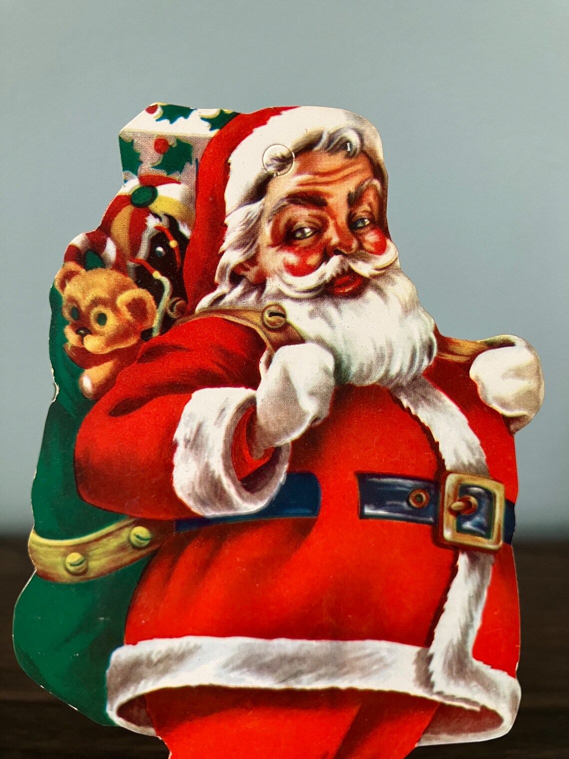 Vintage Santa Clause Bank Christmas Club Stand-up Litho Card - Etsy