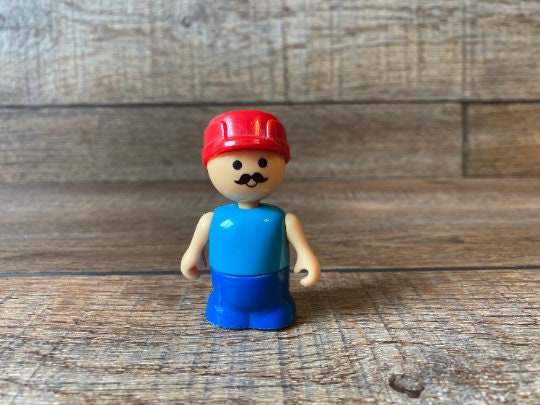 1985 Vintage Playskool L'il Playmate Construction Worker - Etsy