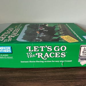 1987 Vintage “let’s Go to the Races” VHS Horse Racing Board Game - Etsy