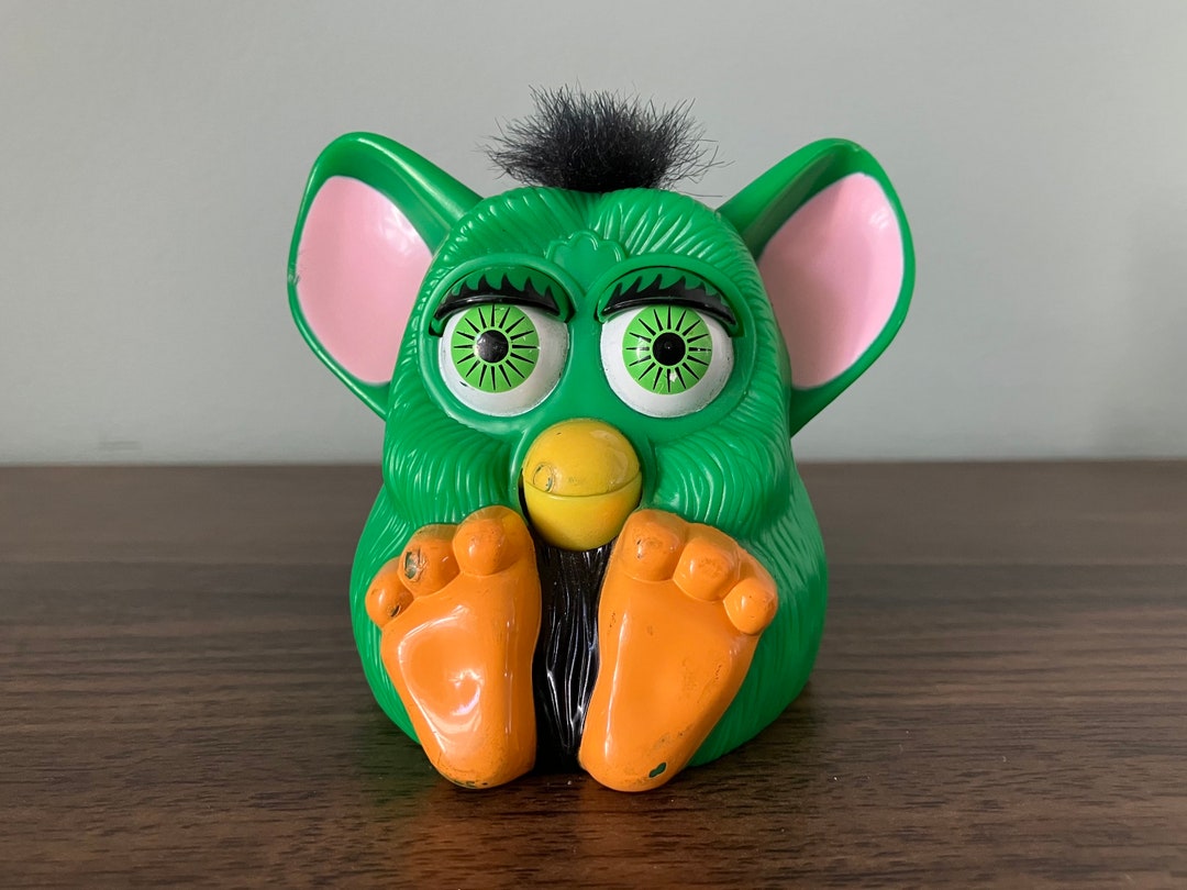 1998 Vintage Green Furby Mcdonalds Happy Meal Toy - Etsy