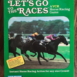 1987 Vintage “let’s Go to the Races” VHS Horse Racing Board Game - Etsy