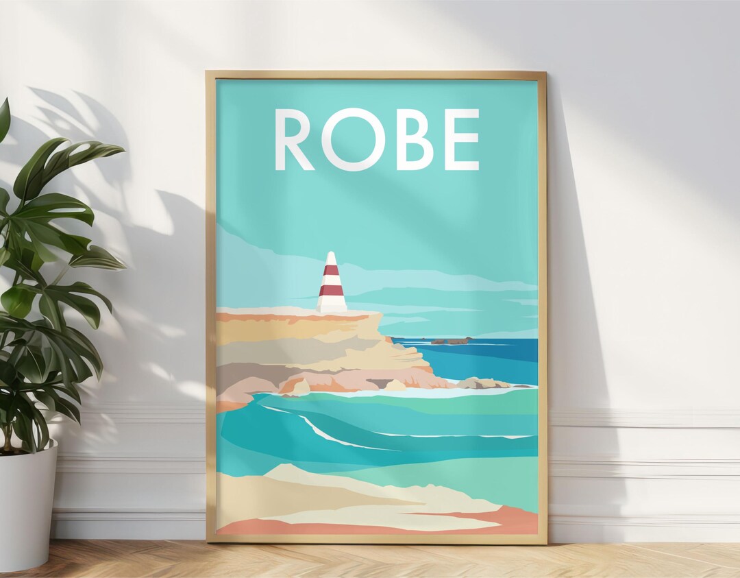 Robe Obelisk South Australia Travel Print, Robe SA Wall Art Print ...