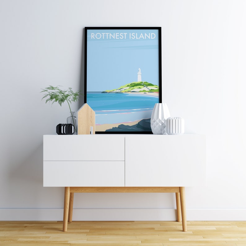 Rottnest Island Travel Print | Etsy