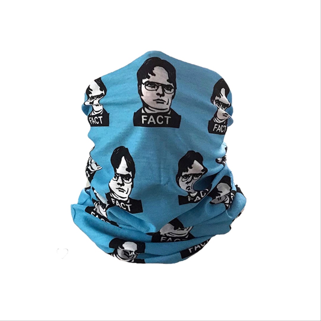 Dwight Schrute Fact Seamless Face Mask Bandanas for Dust - Etsy
