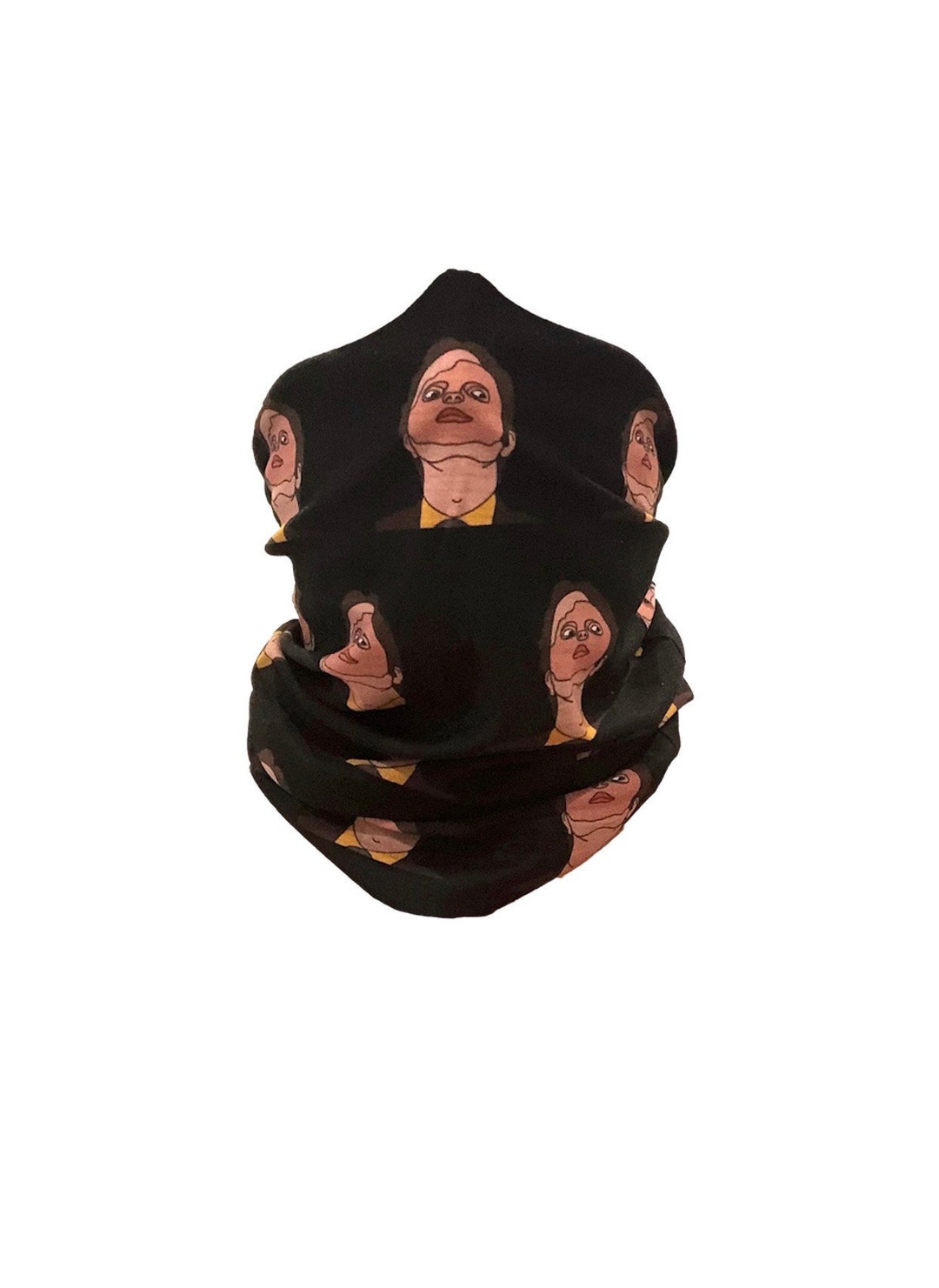 Dwight Schrute Mask Seamless Face Mask Bandanas for Dust - Etsy
