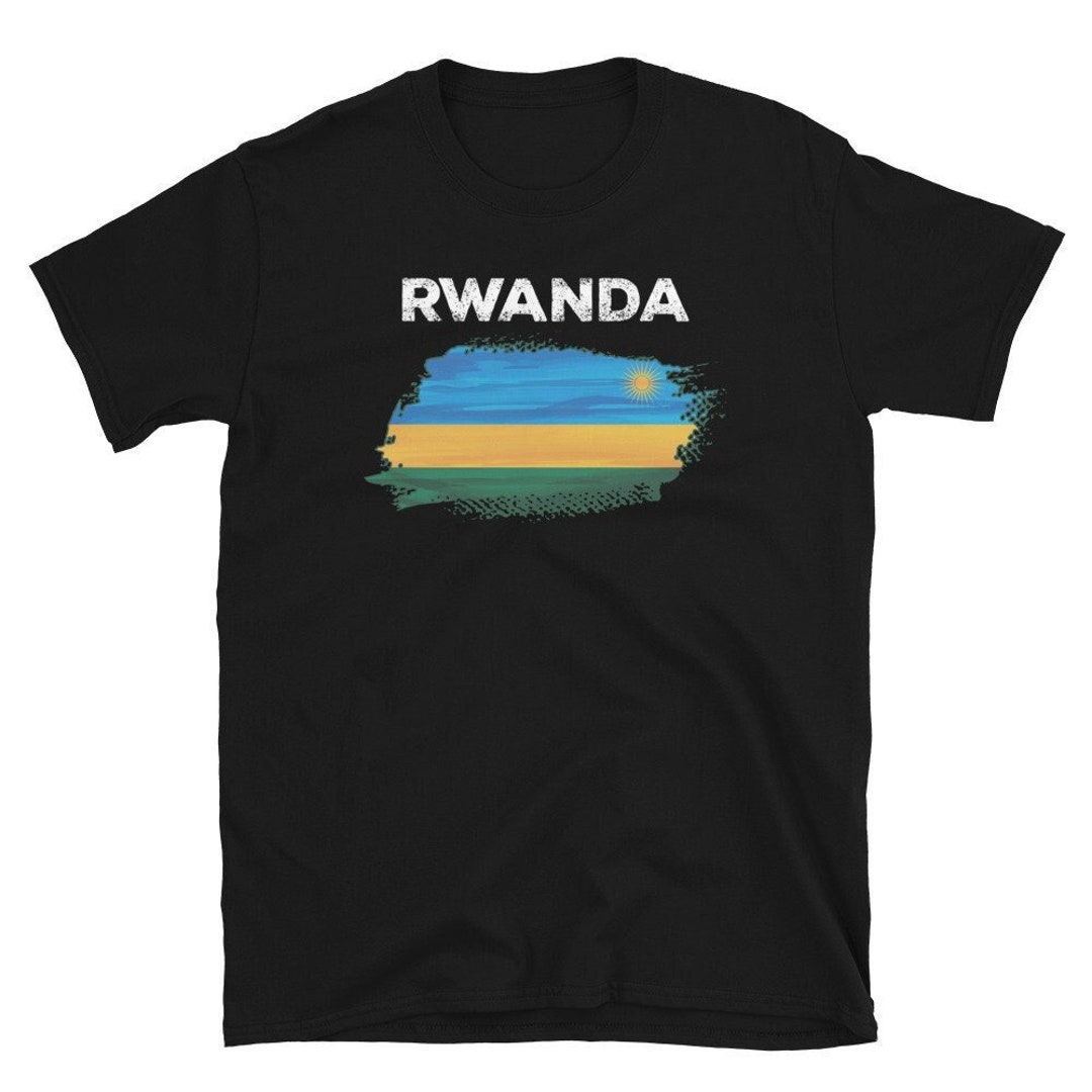 Rwanda Flag Shirt, Proud Rwandan Tshirt, Gift for Rwandan, Rwandan Root ...