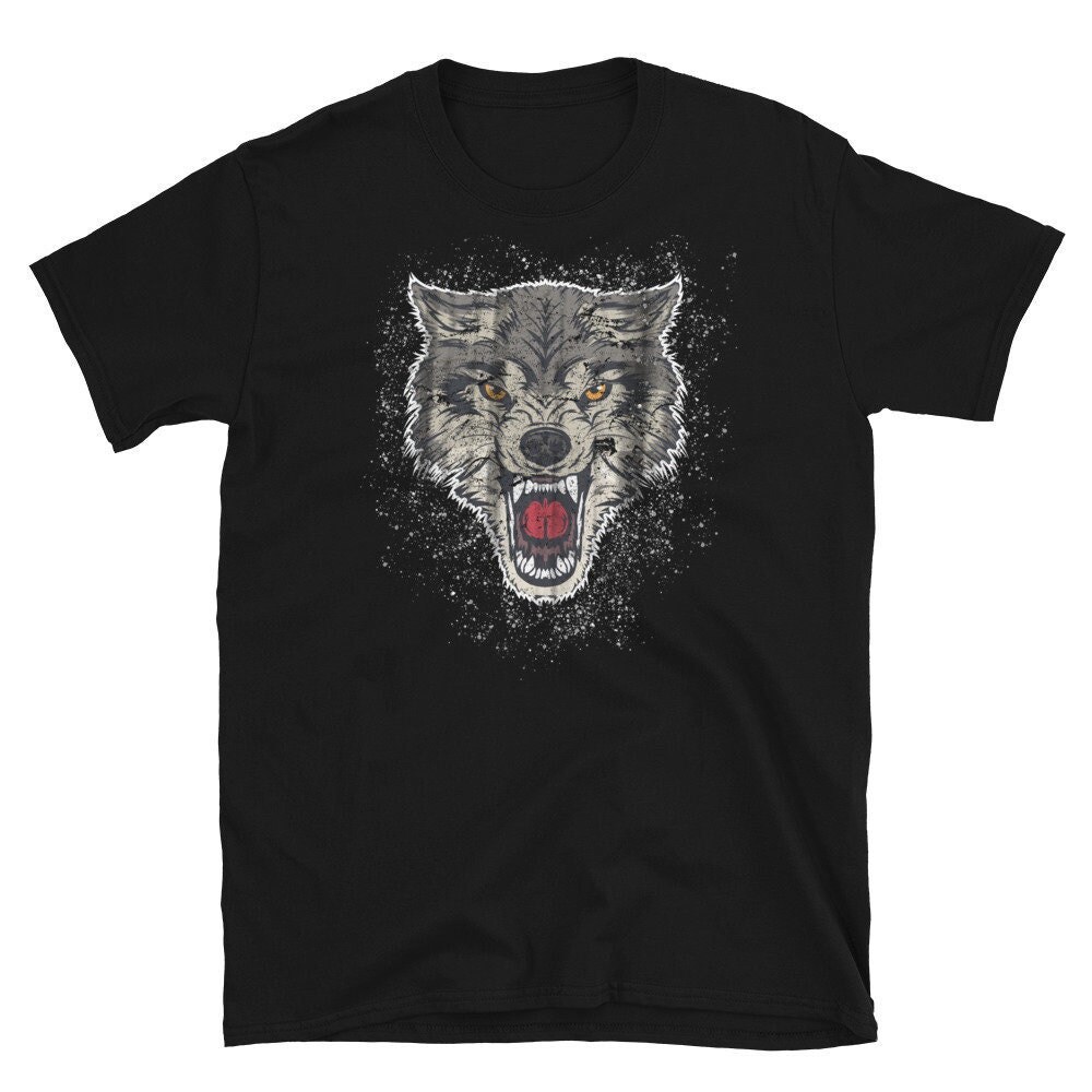 Cool Wolf Graphic T Shirt / Wolf Shirt / Howling Wolf Gifts / Gift for ...