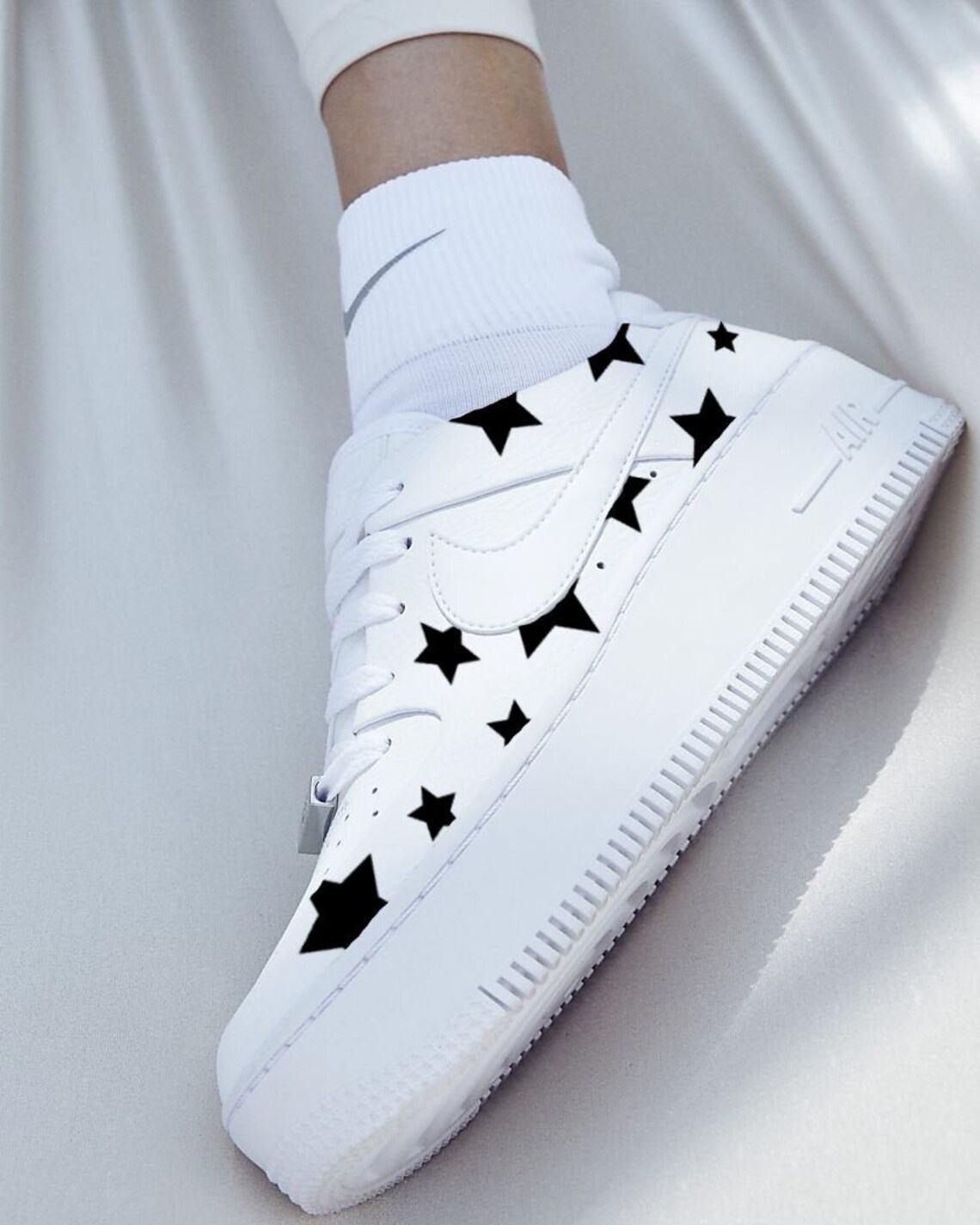 Custom Star Designed Air Force 1s Custom Sneakers Custom | Etsy