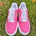 Hand-painted Ice Cream Drip Air Force 1s | Custom Sneakers - Etsy