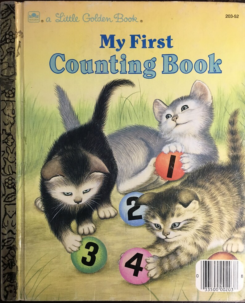 My First Counting Book a Little Golden Book 203-52 by Lilian | Etsy