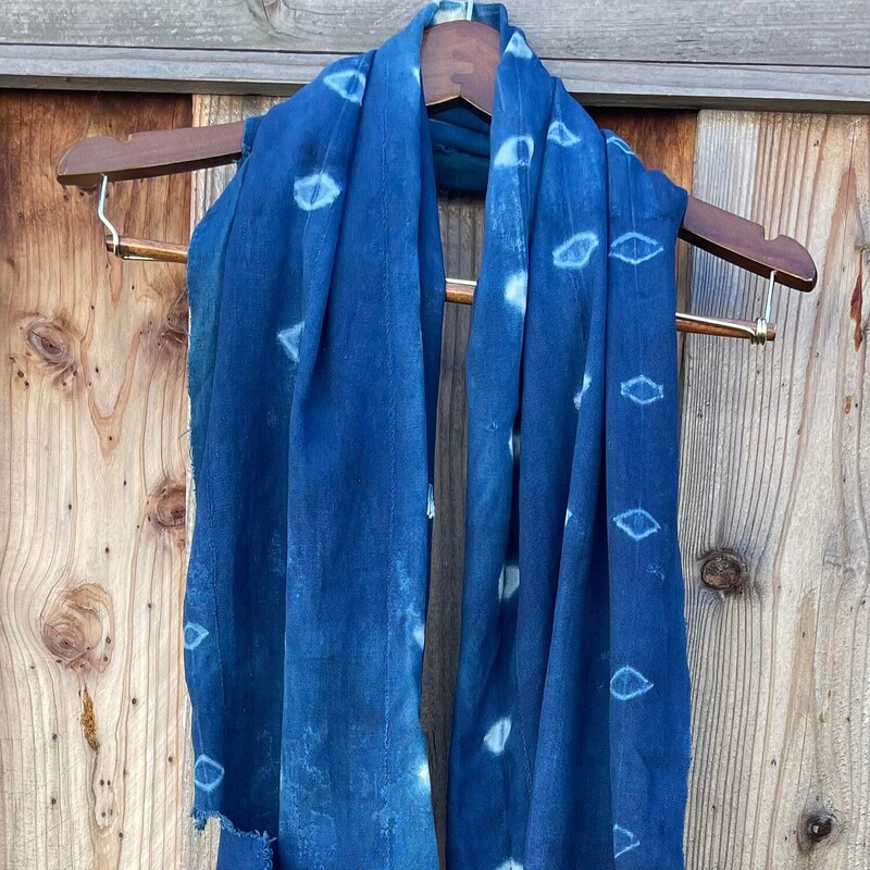 Indigo Scarf - Etsy