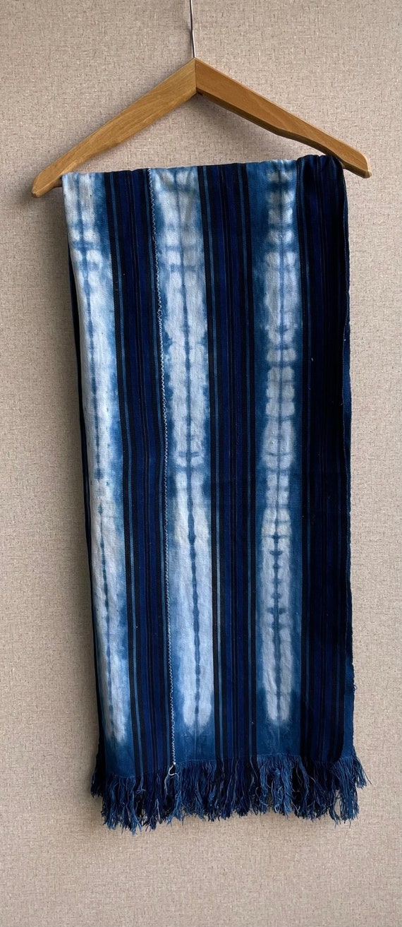 african indigo shawl - Gem