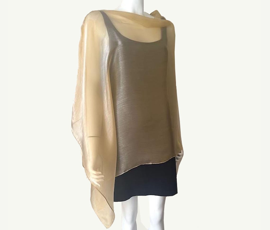 Wedding or Formal Poncho, Glam Poncho for Special Occasion ...