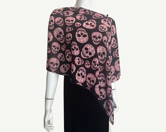Sheer Soft Chiffon Poncho, Cape Poncho, Open Side Shawl Poncho - Etsy