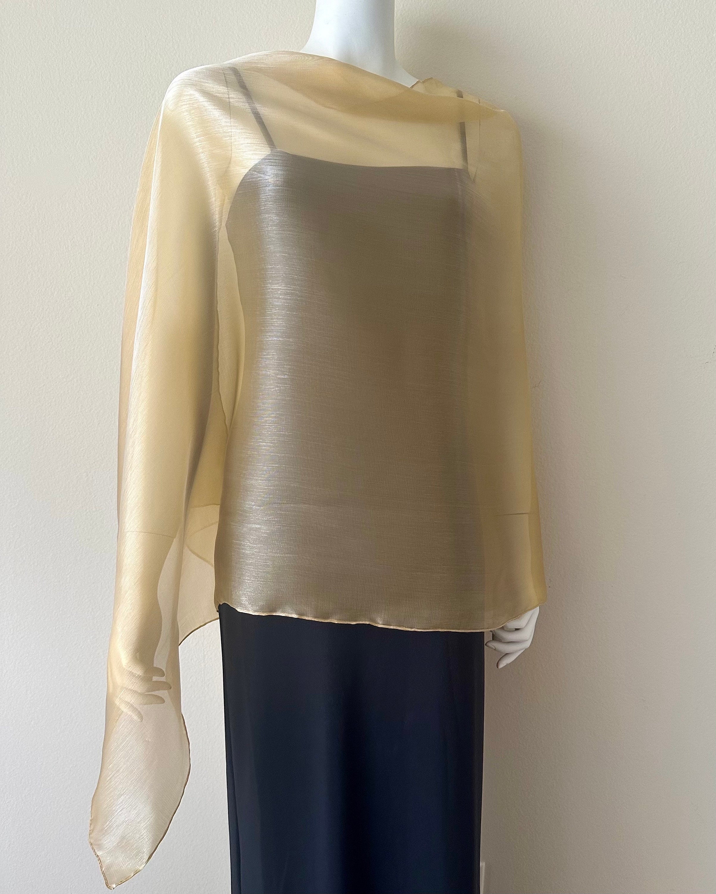 Wedding or Formal Poncho, Glam Poncho for Special Occasion ...