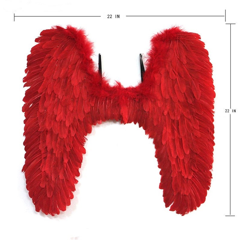 2020 Real Feather Wings Halloween Feather Angle Wing Angel - Etsy