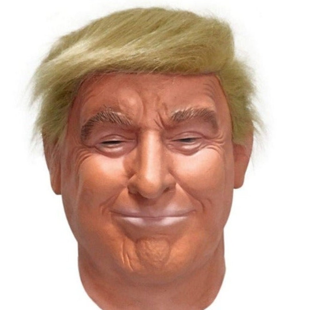 Halloween Trump Latex Mask Adult Party Costume Mask Horror Carnival ...