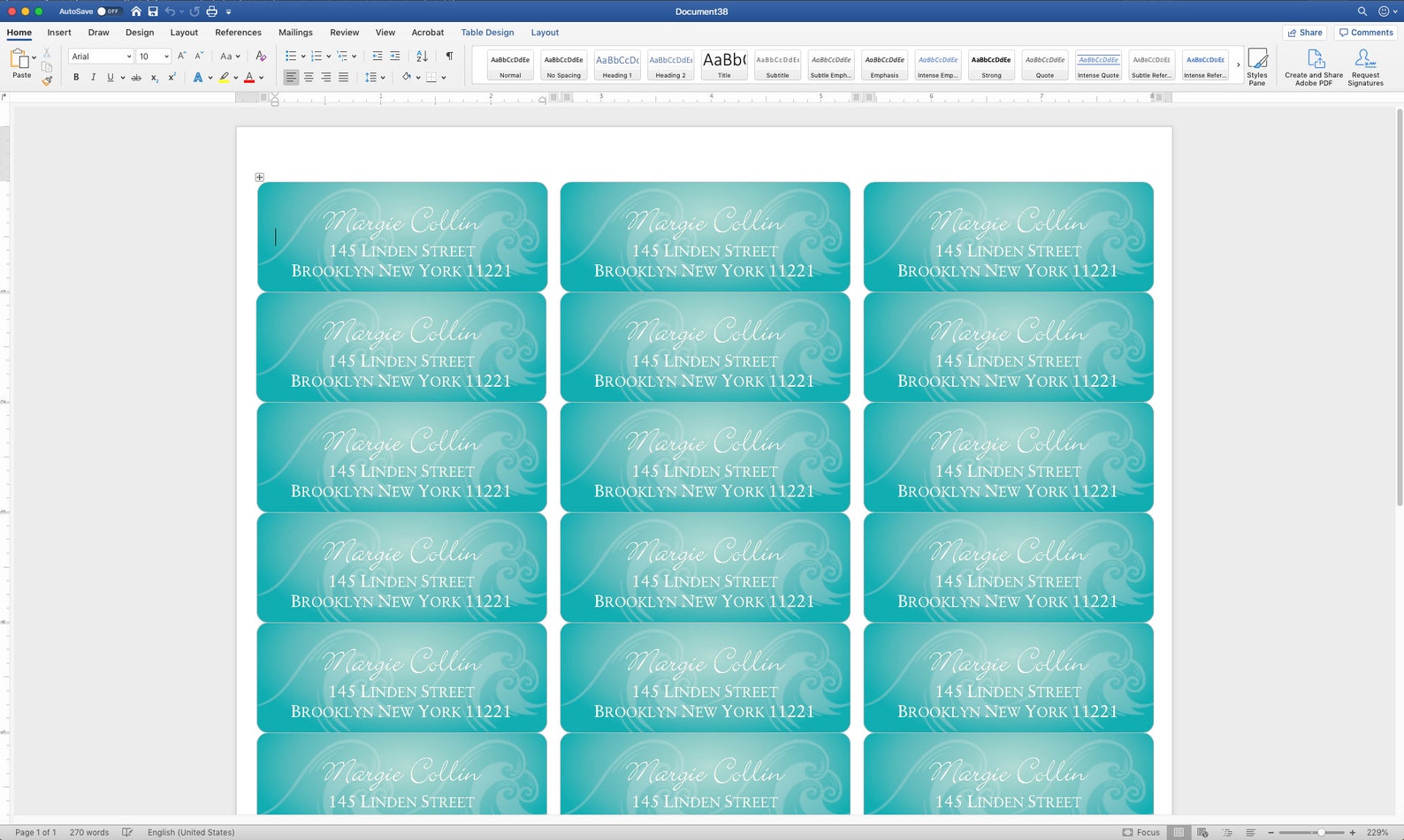 Address Label Editable Address Label Address Label Template | Etsy