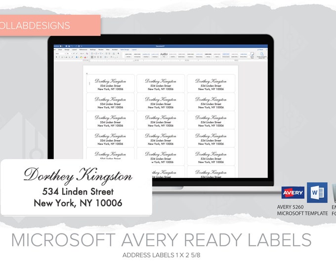 Address Label Editable Address Label Address Label Template - Etsy