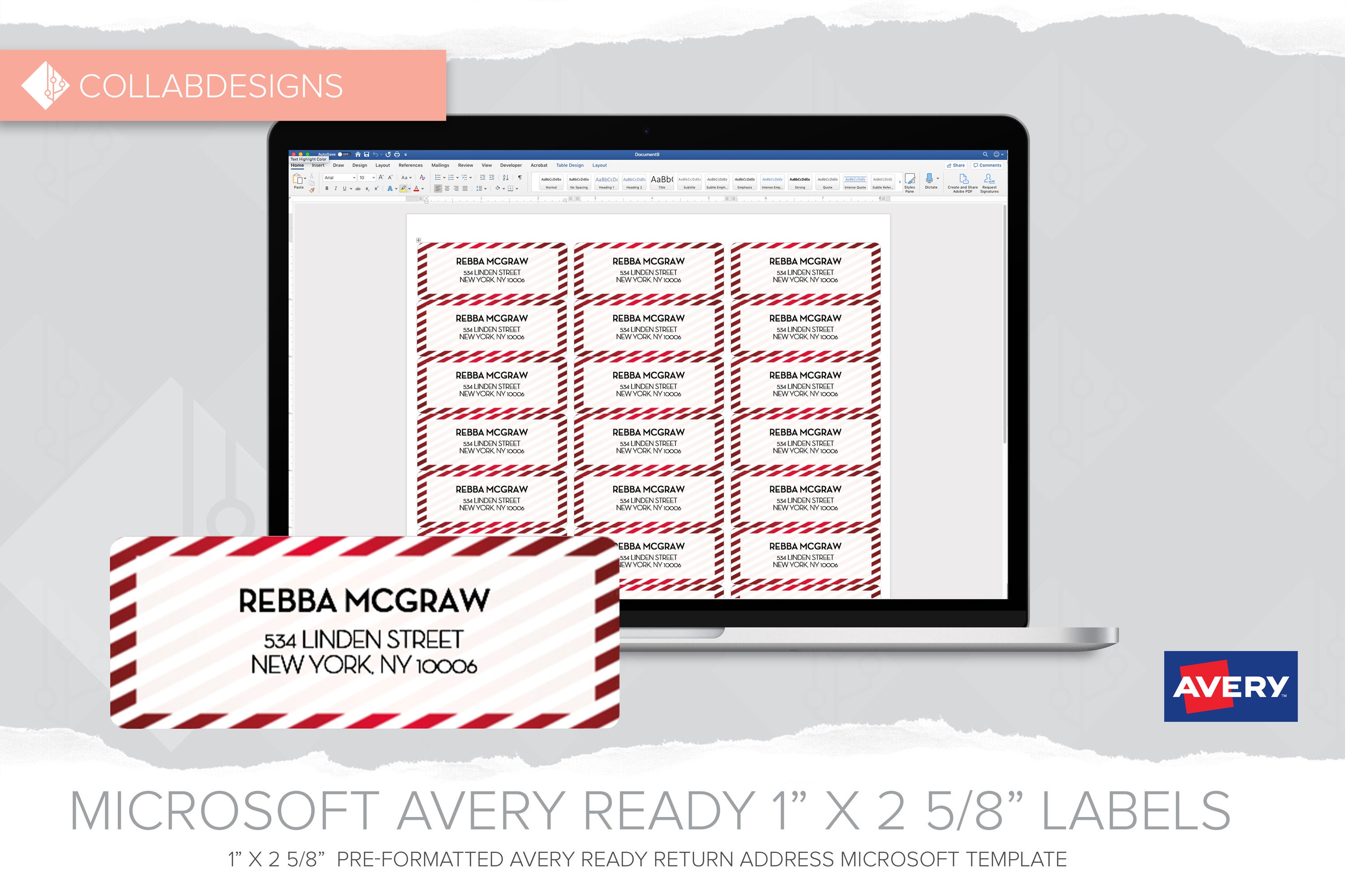 Address Label Editable Address Label Address Label Template | Etsy