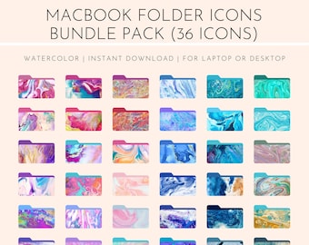 Bright Rainbow Folder Icons Folder Icon Color Pack Mac OS Systems ...