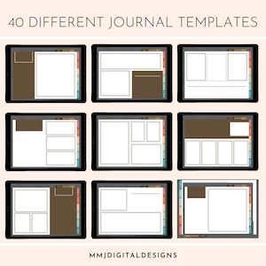 Digital Travel Journal | Download With Hyperlinks | Sticker Icons ...