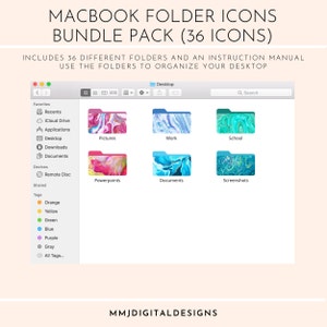 Colorful Folder Icons | Folder Icon Color Pack | Mac OS Systems ...