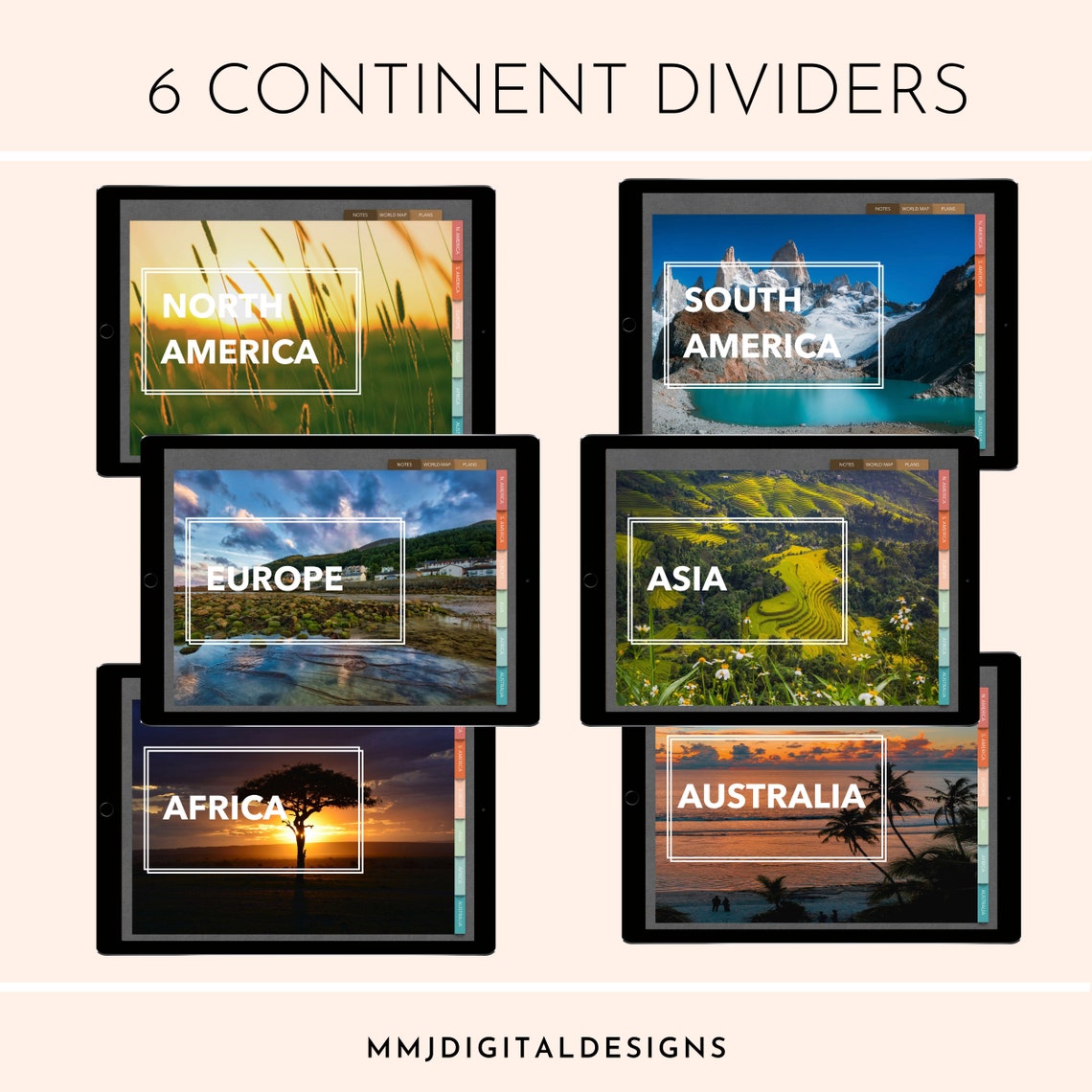 Digital Travel Journal Download With Hyperlinks Sticker - Etsy