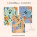 6 Section Tabbed Floral Digital Notebook Journal | Floral Stickers ...