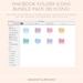 Pastel Folder Icons | Folder Icon Color Pack | Mac OS Systems | Instant ...