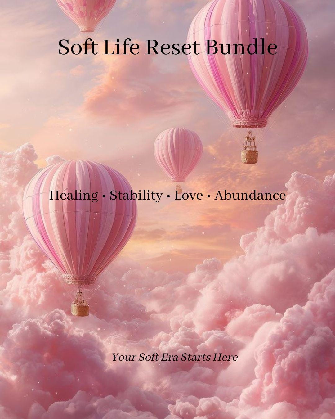 Soft Life Reset Bundle Healing, Self Love, Confidence, Stability ...