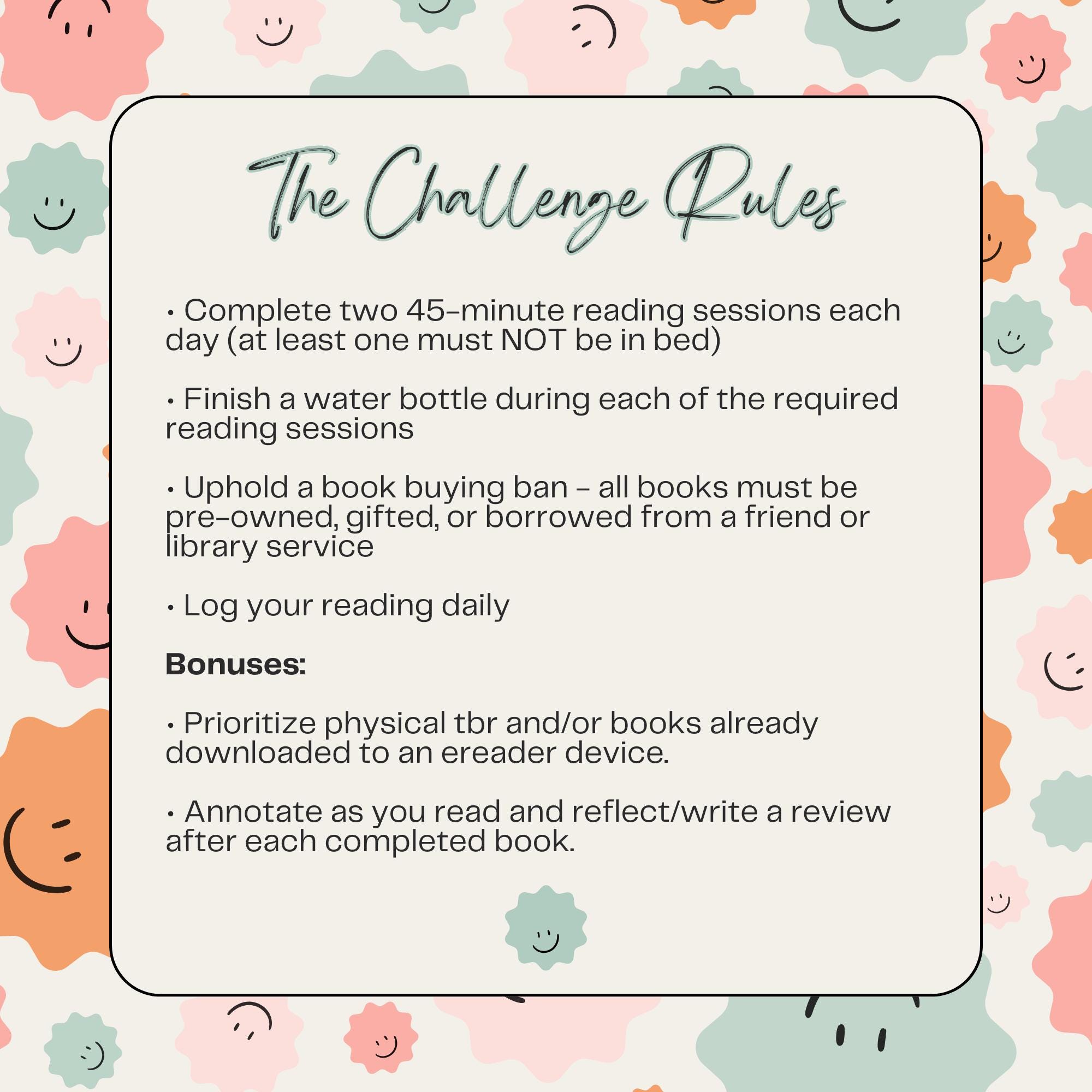 75 Booked Challenge Tracker: Printable Book Journal (digital Download ...