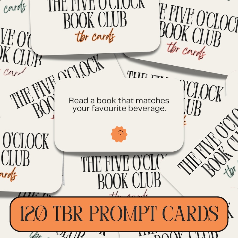 TBR Card Game | to Be Read | What to Read | Reading Prompts | Card Deck ...
