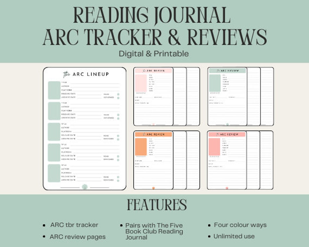 ARC Tracker | ARC Review | Netgalley Add-on | Book Journal | TBR ...