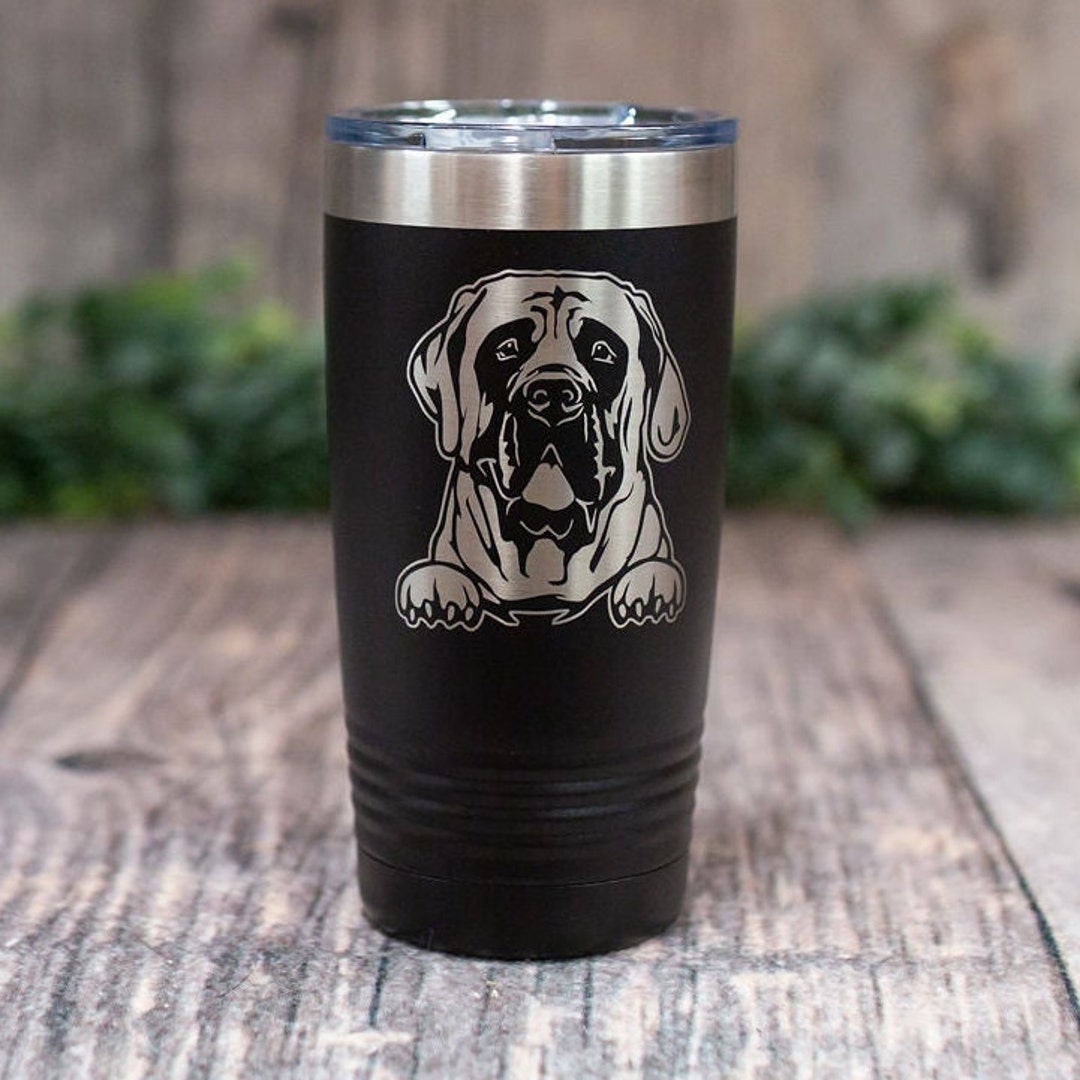 Personalized English Mastiff - Engraved Stainless Steel Tumbler ...