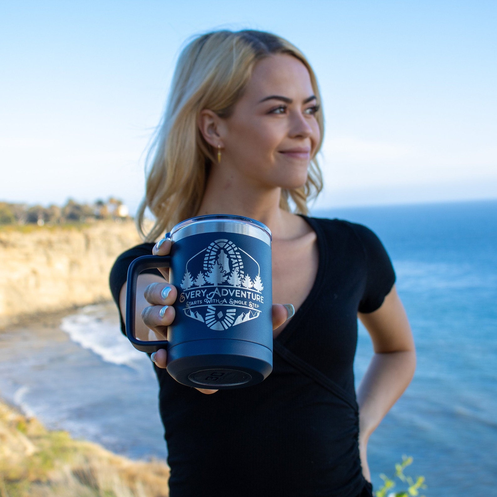 Every Adventure Starts With A Single Step - Engraved Adventure Tumbler ...