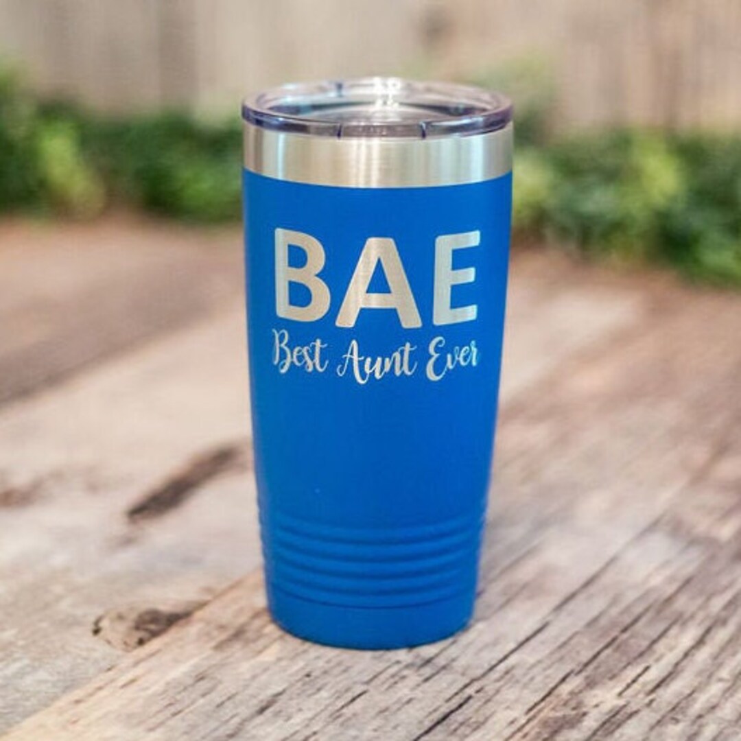 BAE - Engraved Stainless Steel Tumbler, Insulated Travel Mug for Her ...