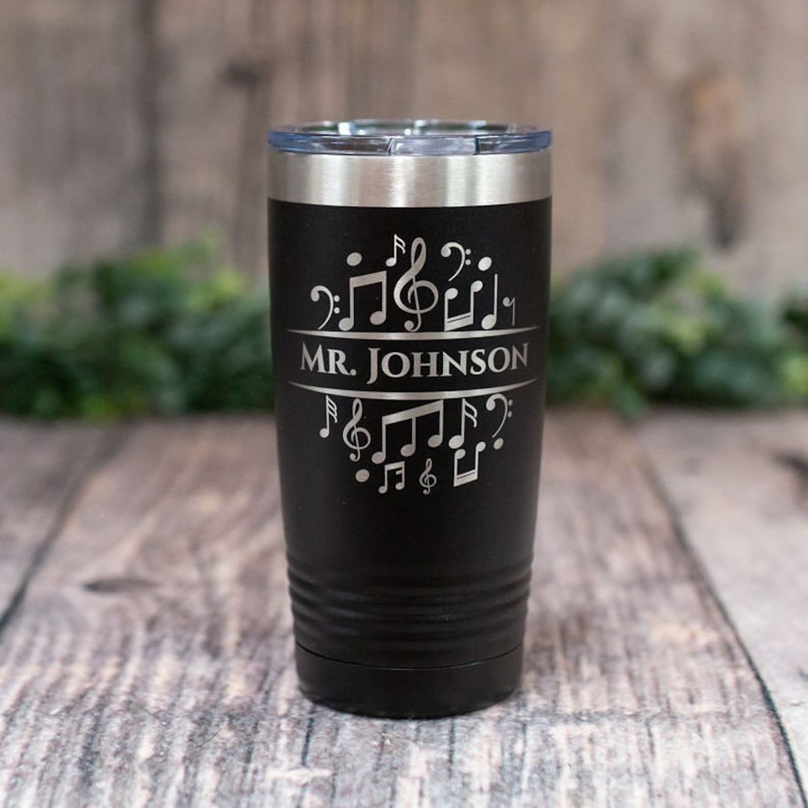 Personalized Music - Engraved Stainless Steel Tumbler, Music Gift ...