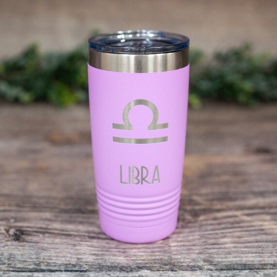 Libra Engraved Coffee Libra Mug Libra Birthday Gift | Etsy
