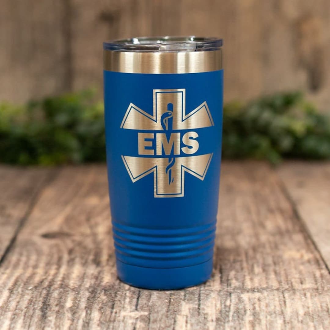 EMS - Engraved EMS Paramedic Tumbler, Paramedic Gift, Insulated ...