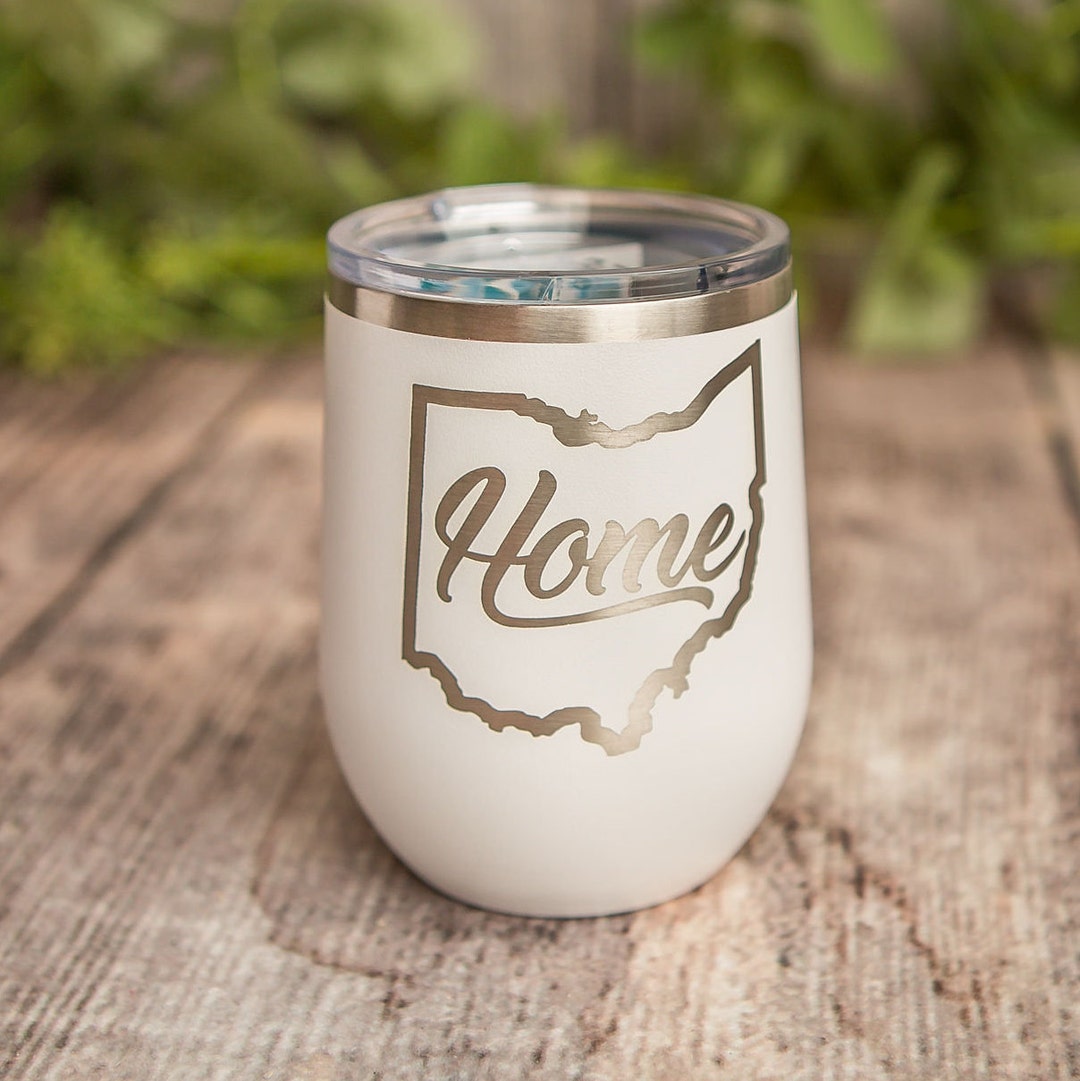 Ohio Home - Engraved Stainless Steel Tumbler, Stainless Cup, Insulated ...