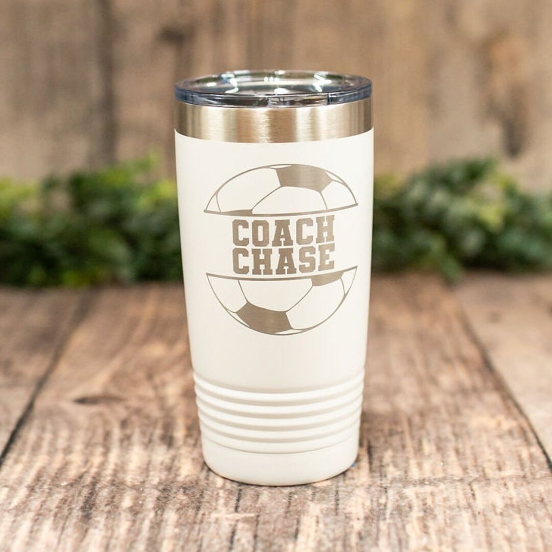 Personalized Soccer - Engraved Soccer Tumbler, Soccer Lover Cup, Soccer ...