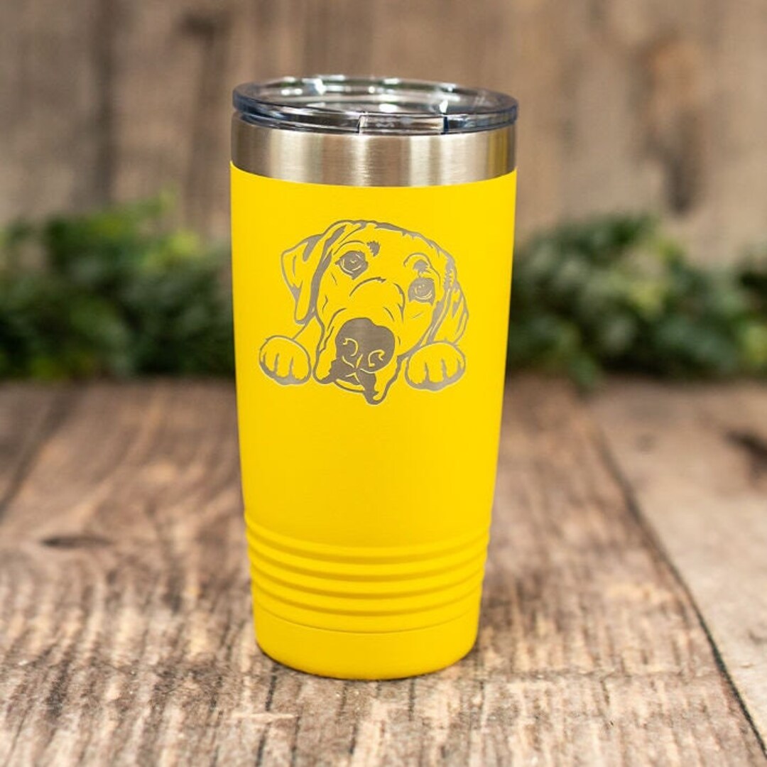 Personalized Labrador Retriever - Engraved Steel Retriever Tumbler ...
