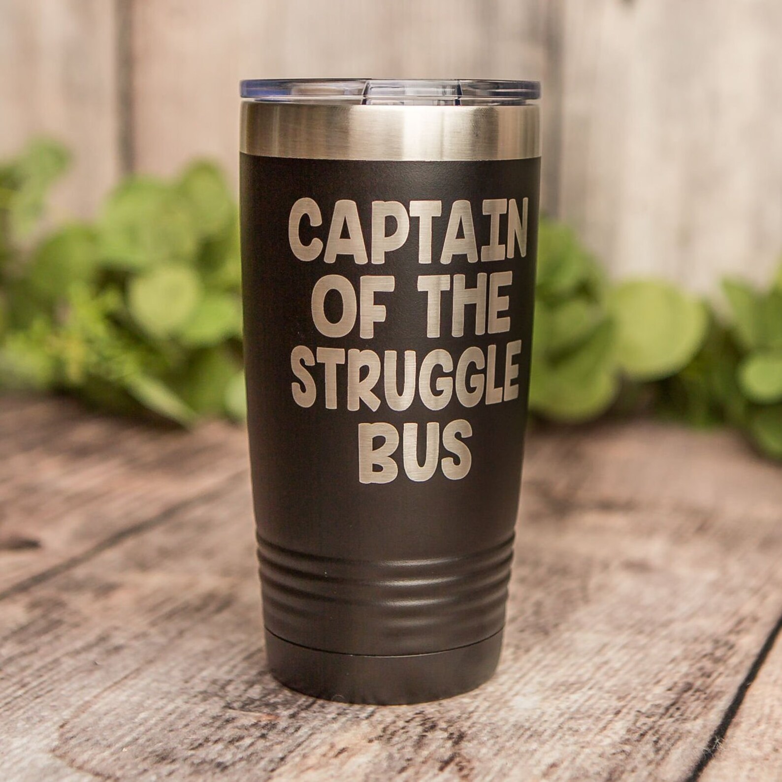 Captain Of The Struggle Bus Engraved Stainless Steel | Etsy